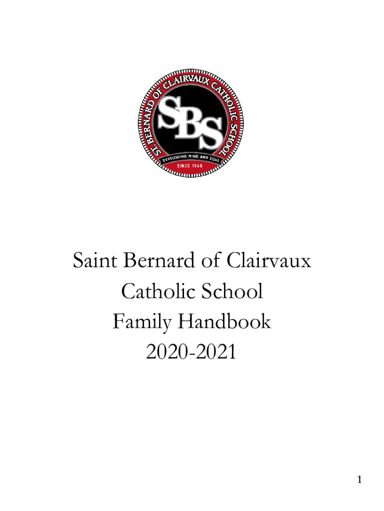 Fillable Online St. Bernard of Clairvaux Catholic School - Dallas, TX Fax Email Print - pdfFiller