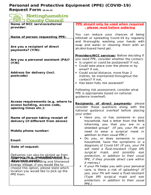 Personal protective equipment (PPE) for the health ... Doc Template ...