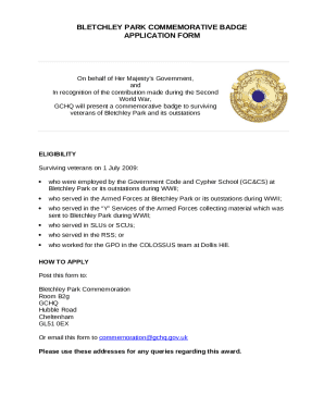 www.gchq.gov.ukfilescommemorative-badgeCommemorative Badge Application ...