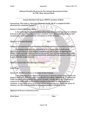 Fillable Online DNAR.form.123016 Fax Email Print - pdfFiller