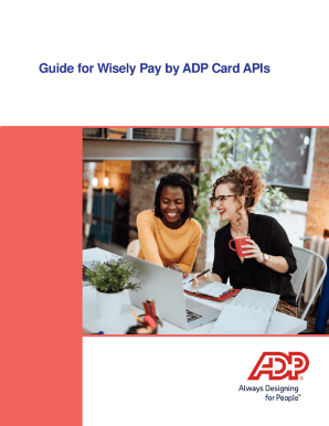 Fillable Online Guide for Wisely Pay by ADP Card APIs Fax Email Print ...