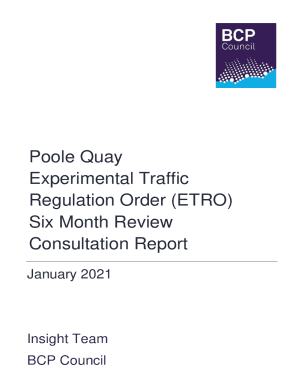 Fillable Online Traffic Regulation Orders (TRO) and Traffic Schemes ...