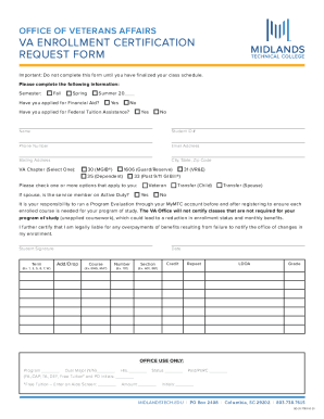 Fillable Online Welcome to the GI Bill Website - U. S. Department ...