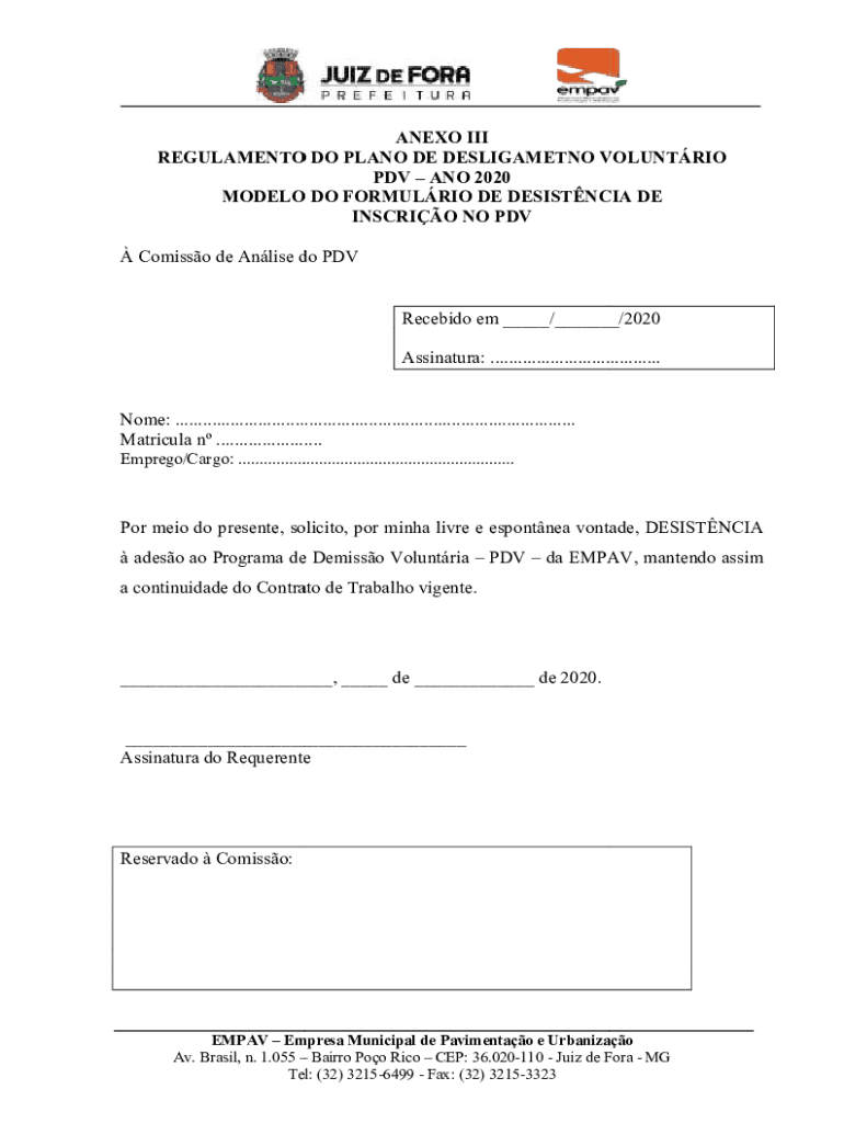 Fillable Online anexo-03-form-desistncia-pdv.pdf - EMPAV Fax Email Print - pdfFiller