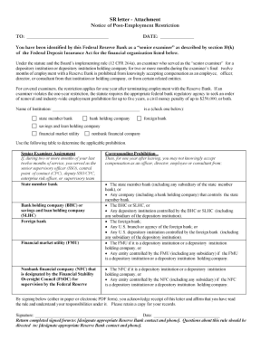 Fillable Online SR 21-13 / CA 21-10 Attachment: Sample Form for Notice ...
