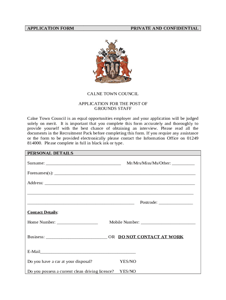 Confidential Employment Application - Paul Sartori Doc Template | pdfFiller