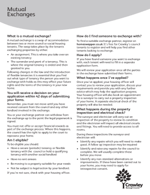 Fillable Online How do you get a mutual exchange form?Ulmerstudios Fax ...