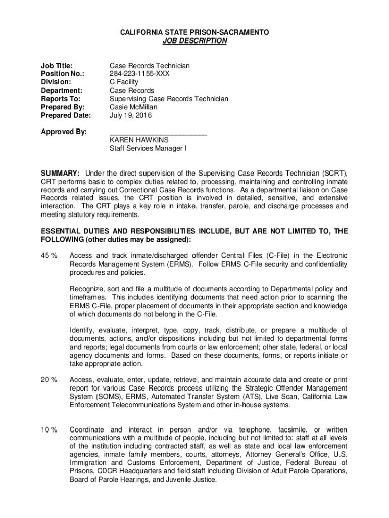 Fillable Online Sample Information Letter To Employee Home Calhr Pdf ...