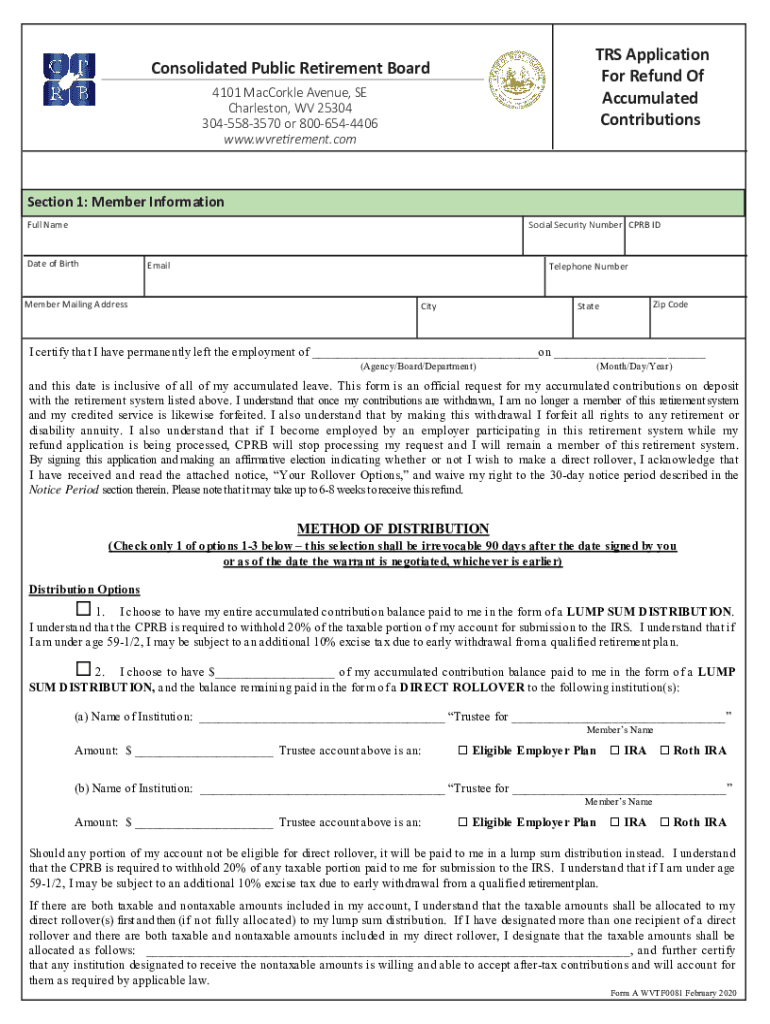 Fillable Online Fillable Online Application for Refund of Accumulated ...