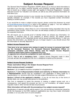 Fillable Online How to Respond to a Data Subject Access Request (DSAR ...