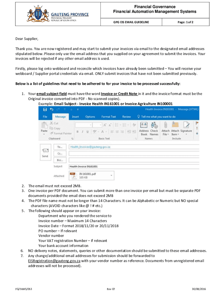 2016-2025 Form ZA FG/FAMS/053 Fill Online, Printable, Fillable, Blank ...