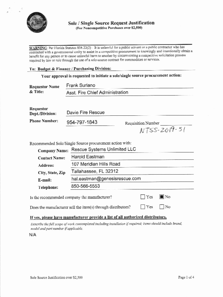 Fillable Online procurement.buffalostate.edusingle-sole-sourceSINGLE ...