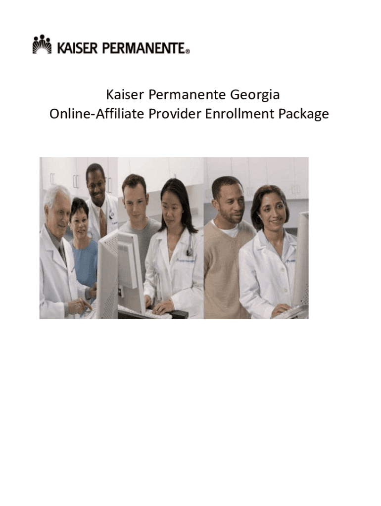 Fillable Online info kaiserpermanente Details for Kaiser Permanente ...