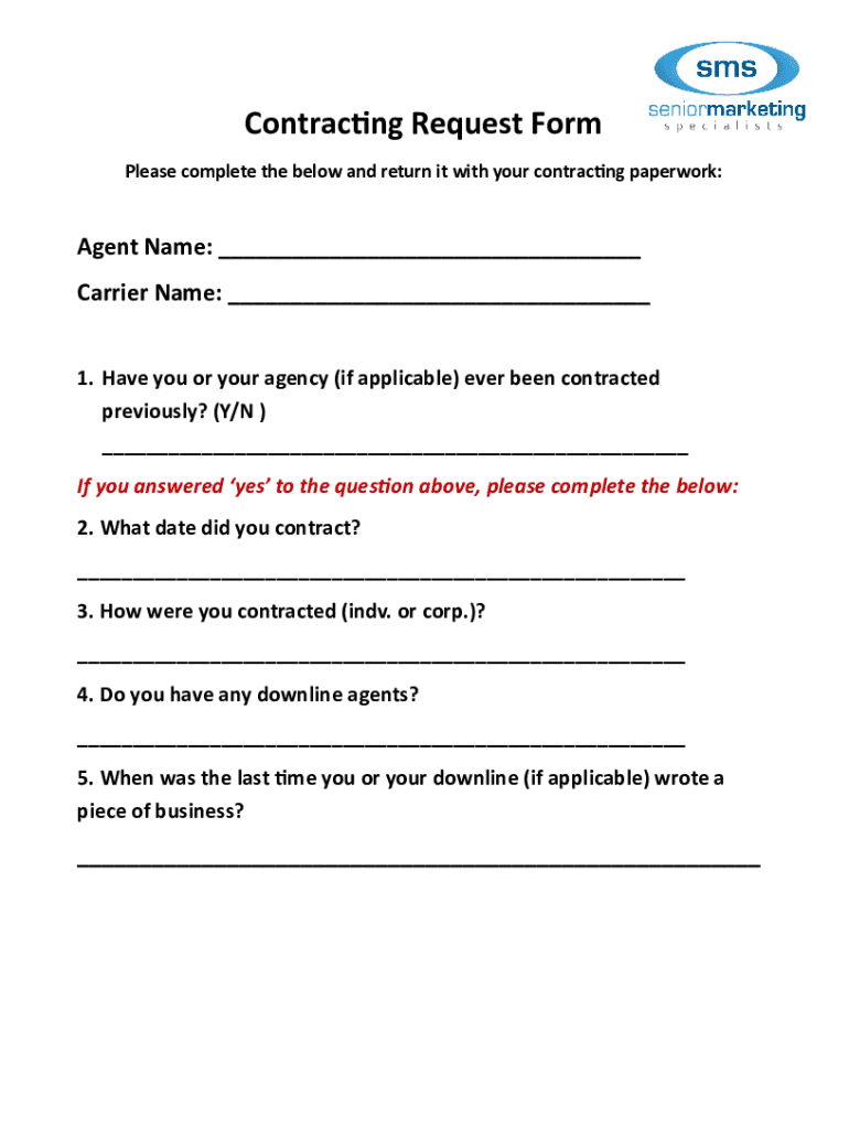 Fillable Online Fillable Online Please submit the following information ...