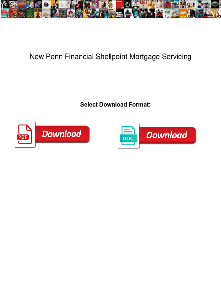 Fillable Online New Penn Financial Shellpoint Mortgage Servicing. New ...