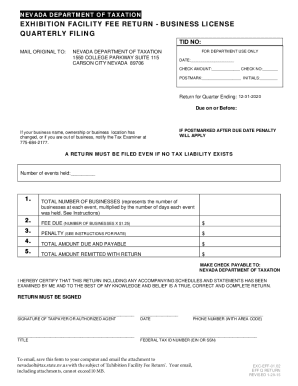 Fillable Online STATE OF NEVADA BUSINESS TAX LICENSE NUMBER: New Fax ...