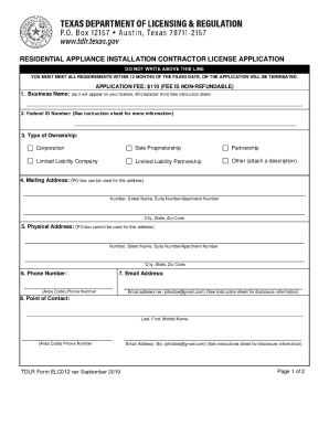 Fillable Online APPLICATION FOR RESIDENTIAL LICENSE - Oregon Fax Email ...