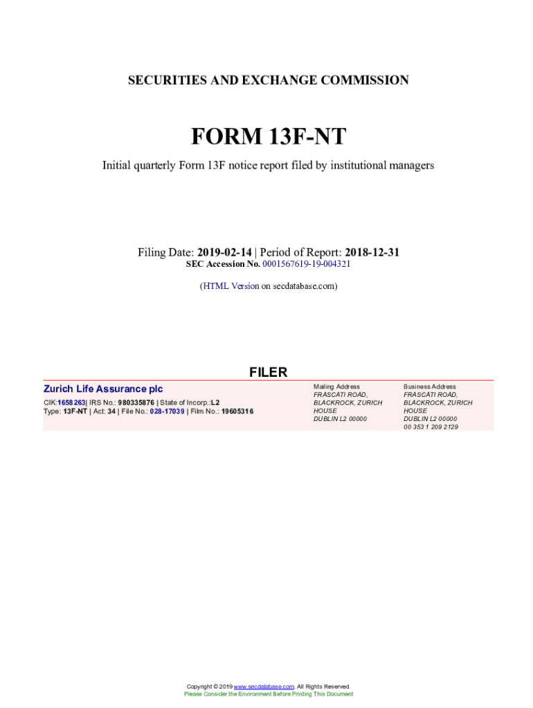 Fillable Online Fillable Online Form 13F (text) - SEC.gov Fax Email ...