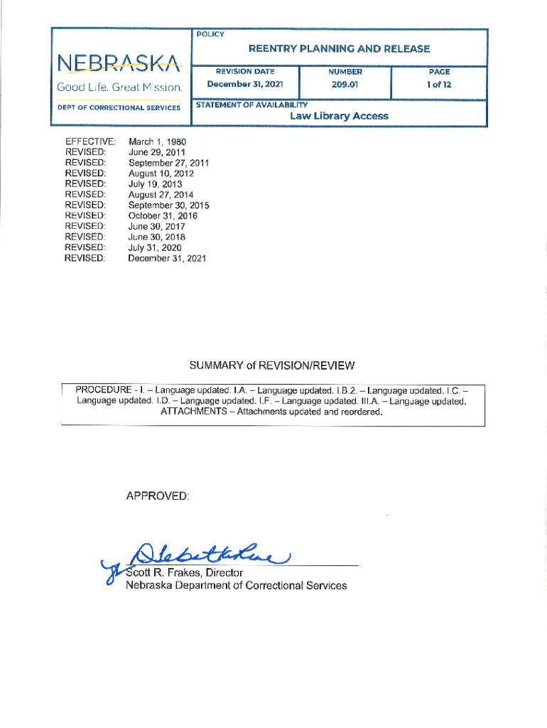 Fillable Online corrections nebraska Fillable Online corrections ...