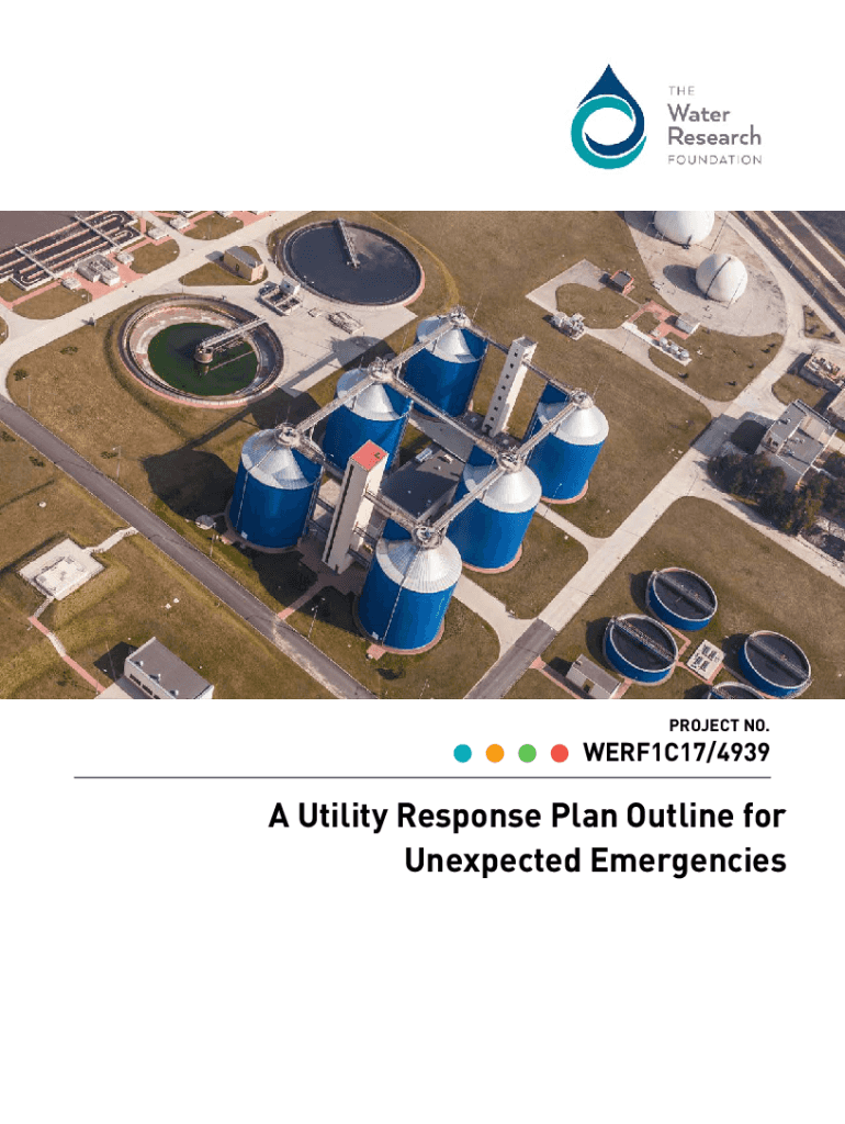 Fillable Online A Utility Response Plan Outline for Unexpected ...