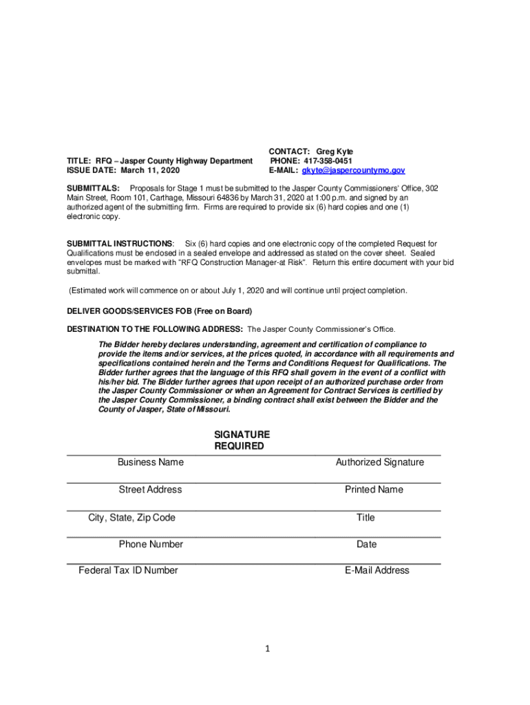 Fillable Online Request for Qualifications-CMaR-Maintenance Facility.pdf Fax Email Print - pdfFiller