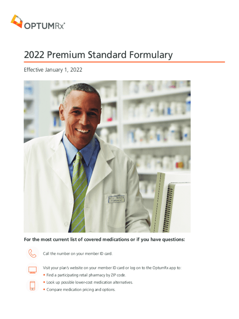 Fillable Online 2022 Premium Standard Formulary - city.milwaukee.gov Fax Email Print - pdfFiller