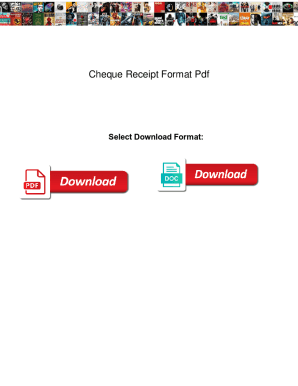 Fillable Online Cheque Receipt Format Pdf. Cheque Receipt Format Pdf ...