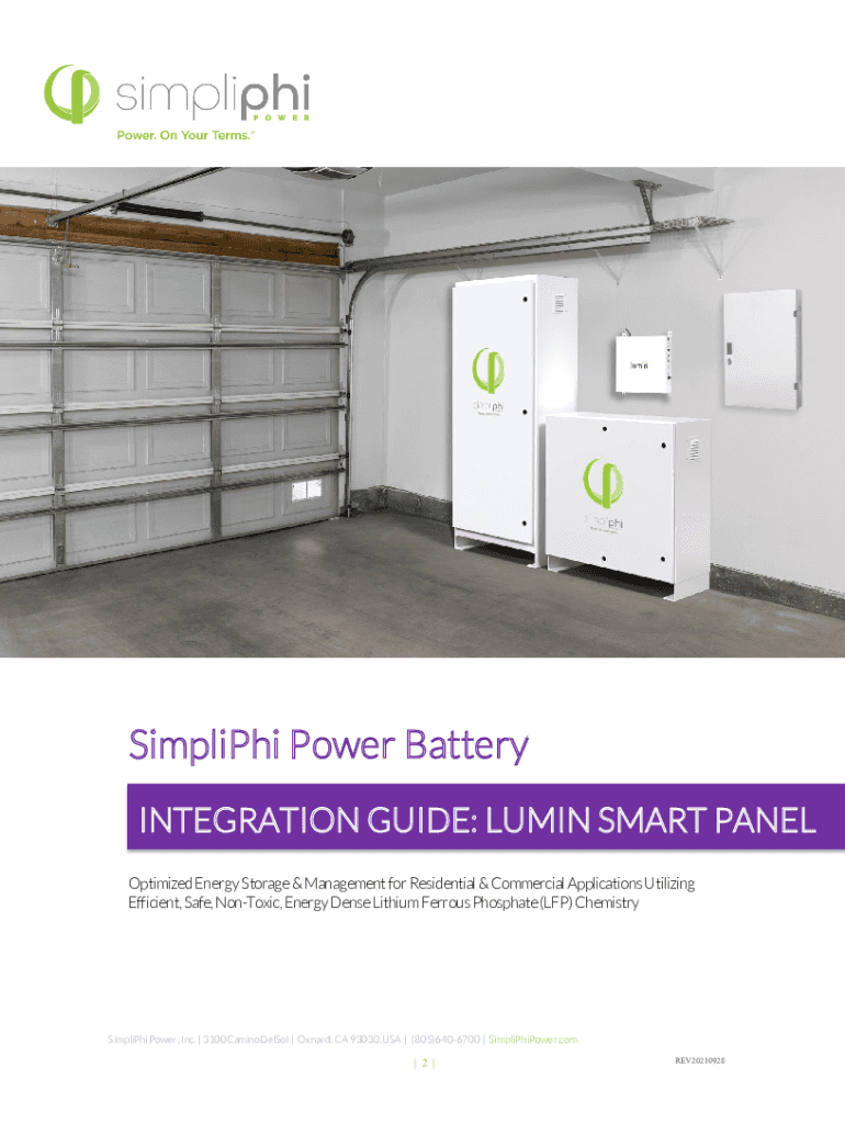 Fillable Online Safe, Non-Toxic Battery Storage for ... - SimpliPhi ...