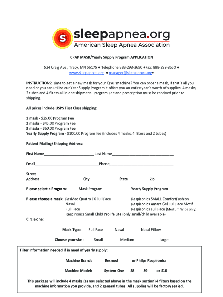 Communitycpap Assistance Programmask Program Sleepapnea