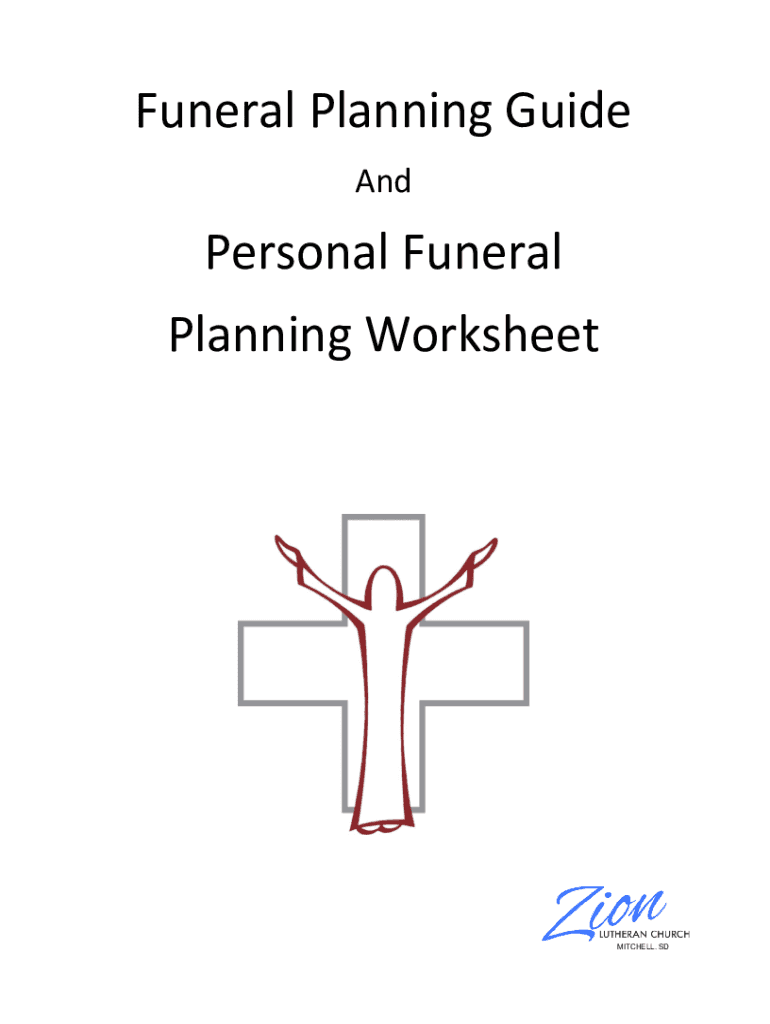 Fillable Online Personal FunerAL. Planning Guide. created by: - PDF ...