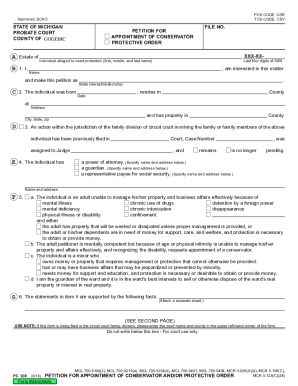 Fillable Online PC 559, Petition for Probate and/or Appointment of ...