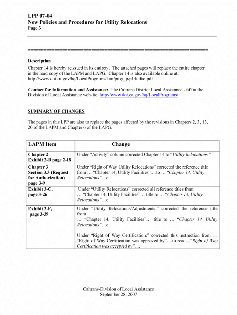 Fillable Online dot ca Fillable Online LAPM Chapter 6 Local Programs ...