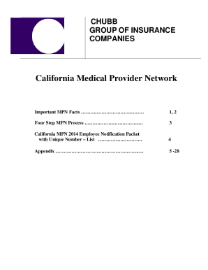 Fillable Online Fillable Online MEDICAL PROVIDER NETWORK MPN Fax Email ...