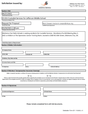 Fillable Online Solicitation issued by: - Oklahoma City Public Schools ...