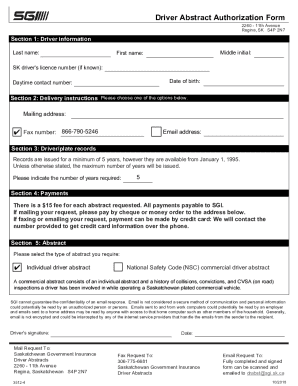 Fillable Online DRIVING REPORT CONSENT FORM INSTRUCTIONS Fax Email ...