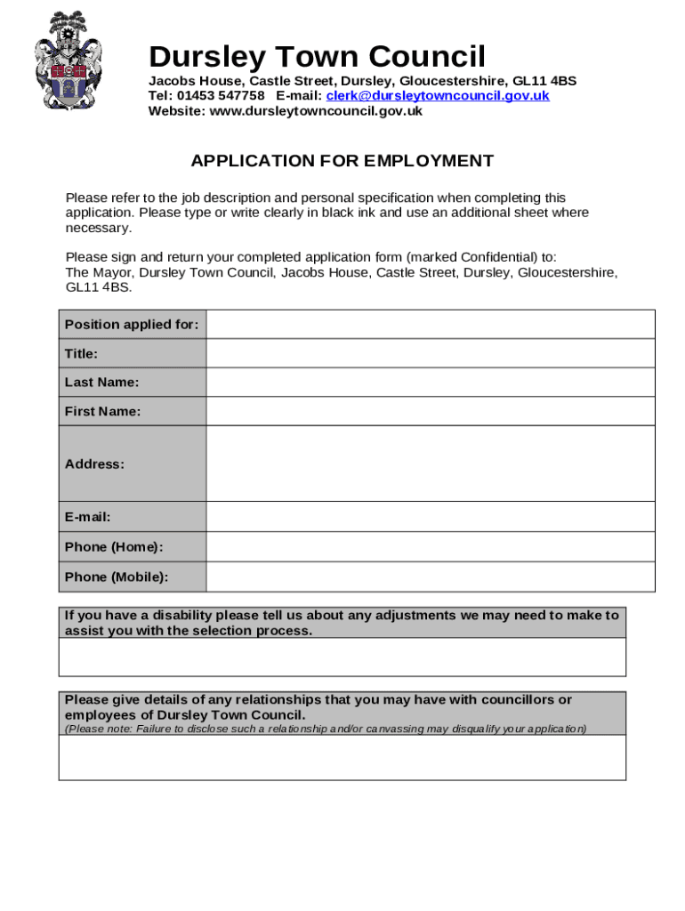 Guidance Notes for Completing the Application Doc Template | pdfFiller
