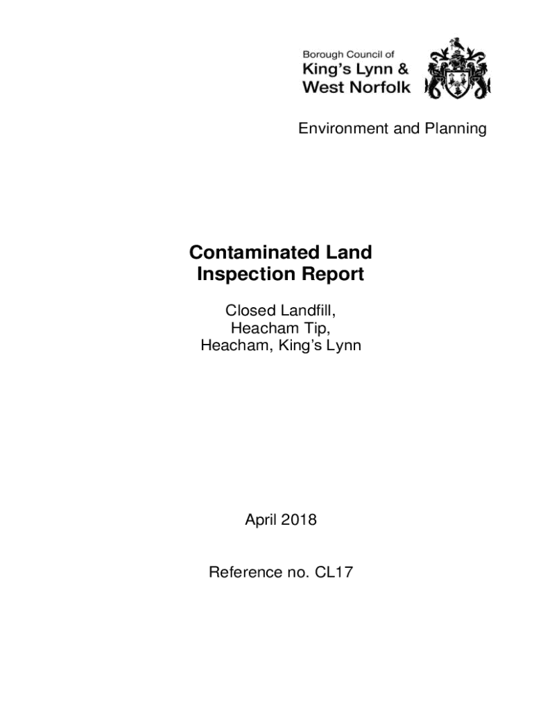 Fillable Online dnr.wi.govWastedocumentsCLOSED LANDFILL INSPECTION FORM ...