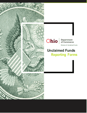 Fillable Online Unclaimed Funds Reporting Forms - com.ohio.gov Fax ...