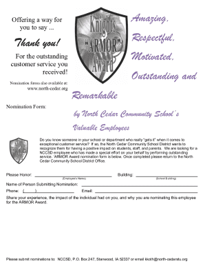 Fillable Online Nomination Form (2).docx Fax Email Print - pdfFiller