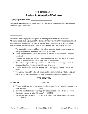 PCI DSS Certificate of Compliance Self-Assessment ... - finance utah ...