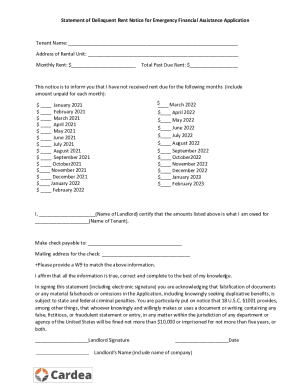 Fillable Online Rent Confirmation Letter from Landlord (Template ...