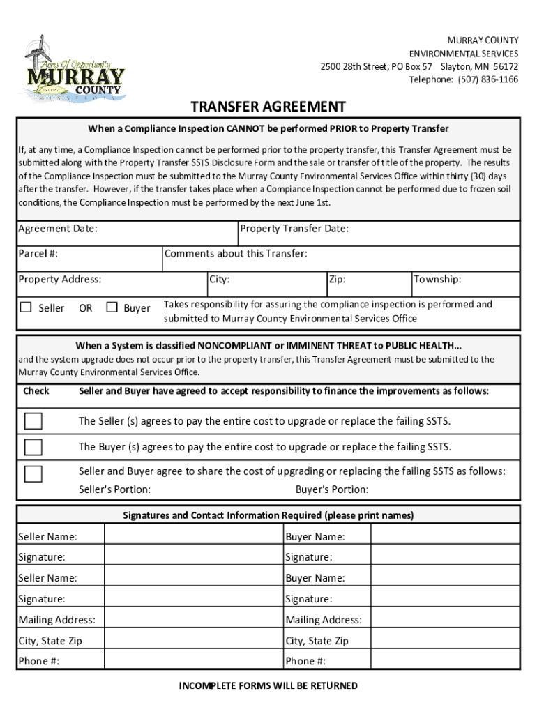 Fillable Online Property Transfer Agreement.pdf Fax Email Print - pdfFiller