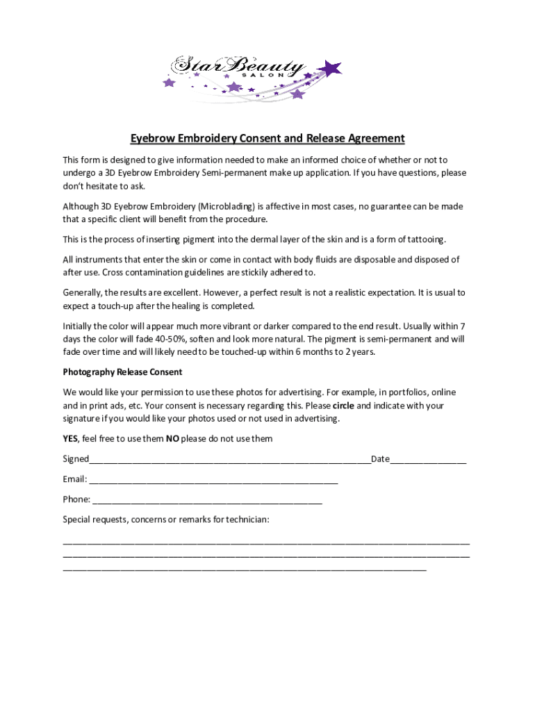 Fillable Online www.uslegalforms.comform-library433409-eyebrowEyebrow ...