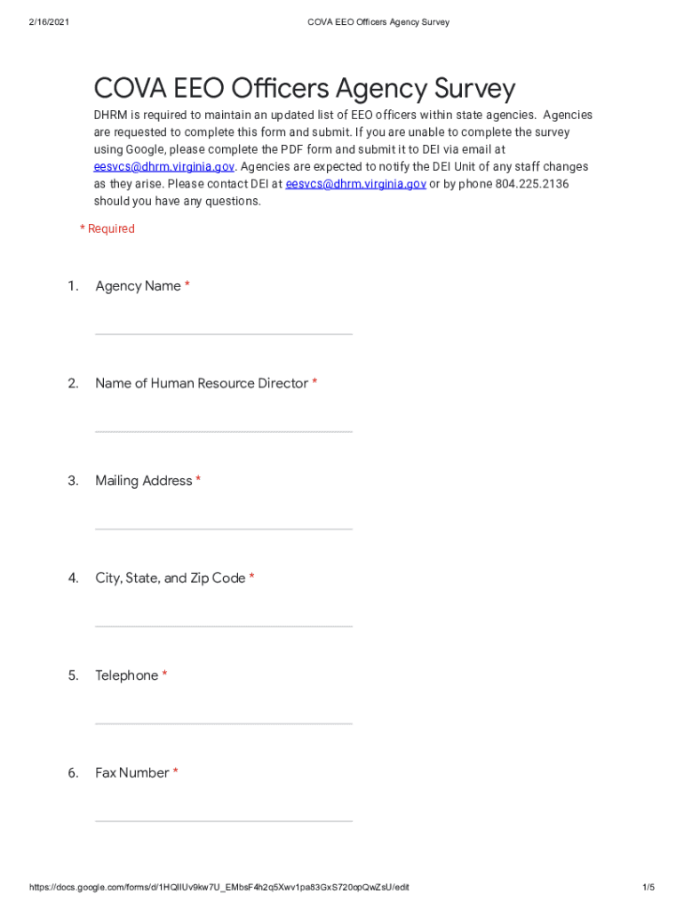 Fillable Online EEOP FAQs - Office of Justice Programs Fax Email Print ...