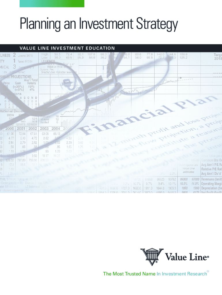 Fillable Online THE VALUE LINE Climate Change Investing Service Fax ...