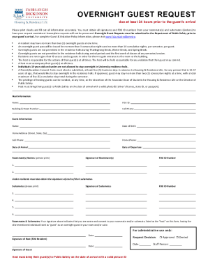 Fillable Online A Pre-Arrival Checklist for Perfecting the Guest ...