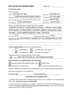 Fillable Online sub-contractor verification form - City of Carrollton ...