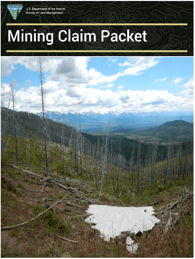 Fillable Online www.blm.govfilesMiningClaimsPacketMining Claims Packet ...