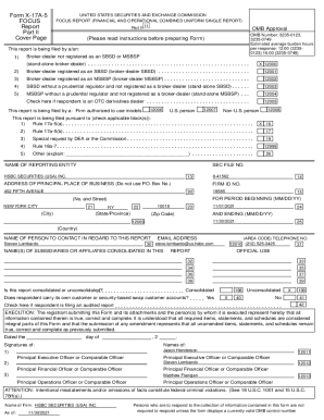 Fillable Online Form X-17A-5 Part III - SEC Fax Email Print - pdfFiller