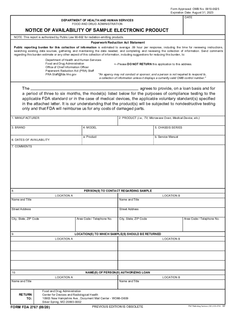 Fillable Online www.uslegalforms.comform-library537014-hhs-fdaHHS FDA ...